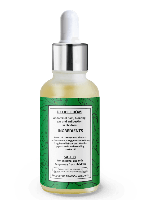 Tummy Pain Relief for Kids with Happy Tummy Essential Oil - Sukooon ...